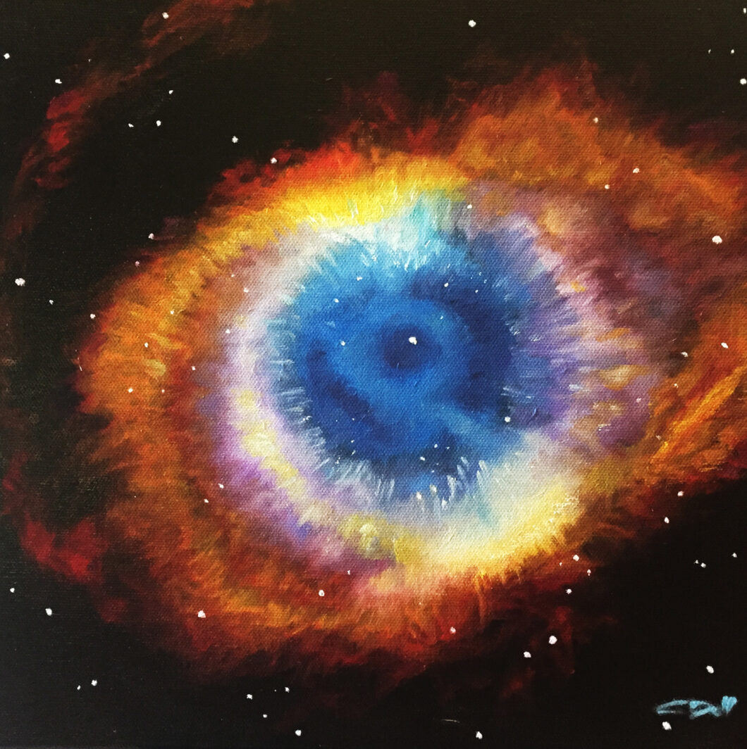 Helix Nebula – Space Art by Christopher Doll