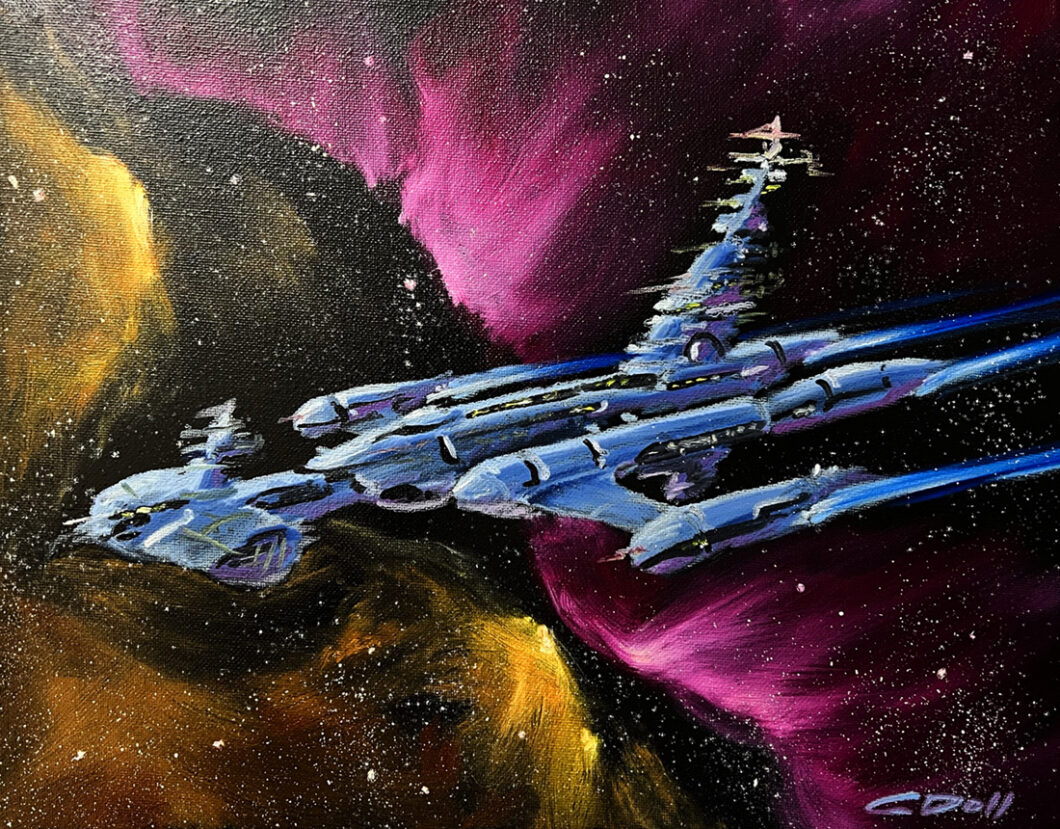 Grappler Operations – Space Art By Christopher Doll