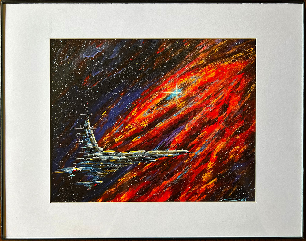 Galactic Mae Istrom (framed print) – Space Art by Christopher Doll