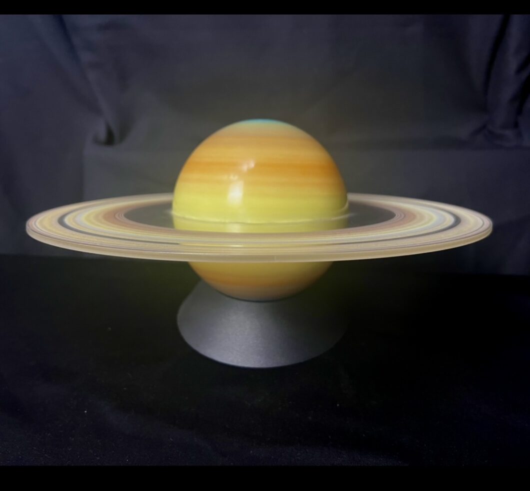 Saturn Model (Prototype) – Space Art by Christopher Doll