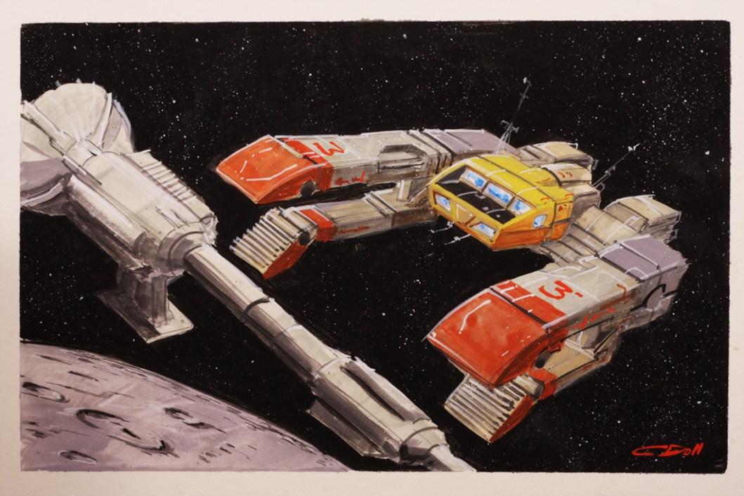 Grappler Operations – Space Art by Christopher Doll